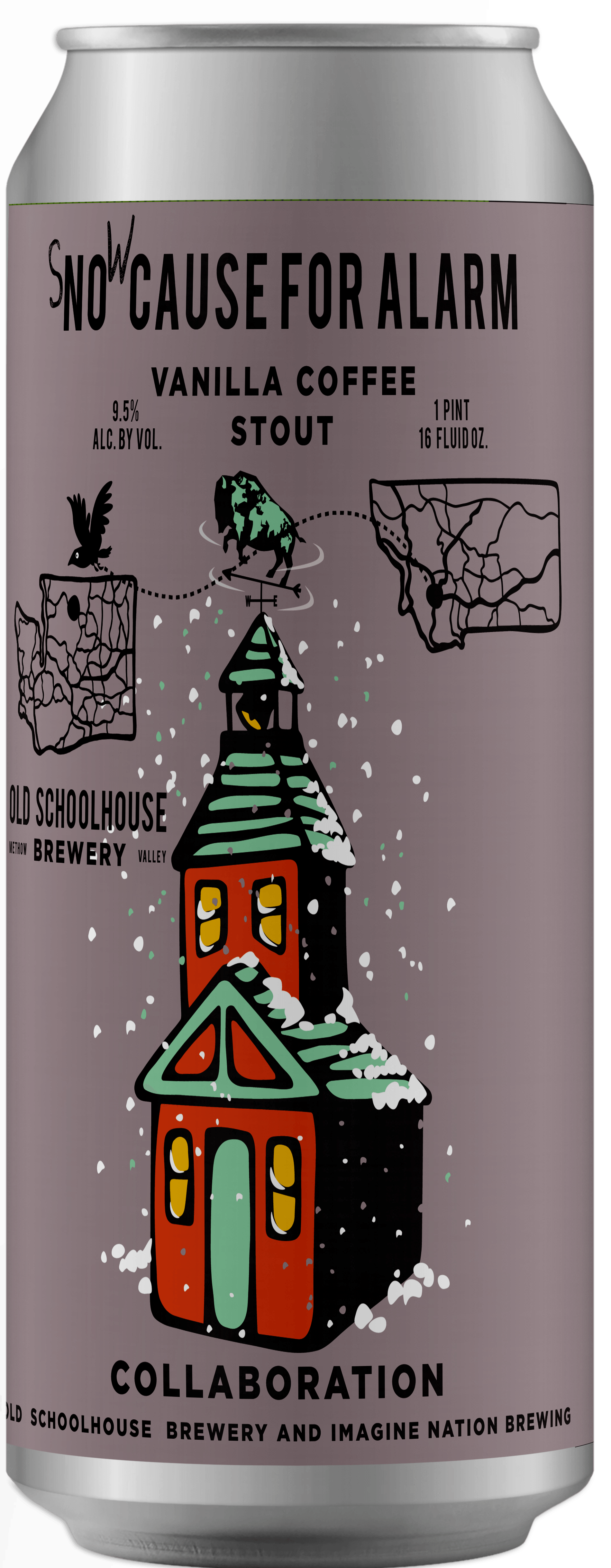 Snow Cause for Alarm Stout | Old Schoolhouse Brewery